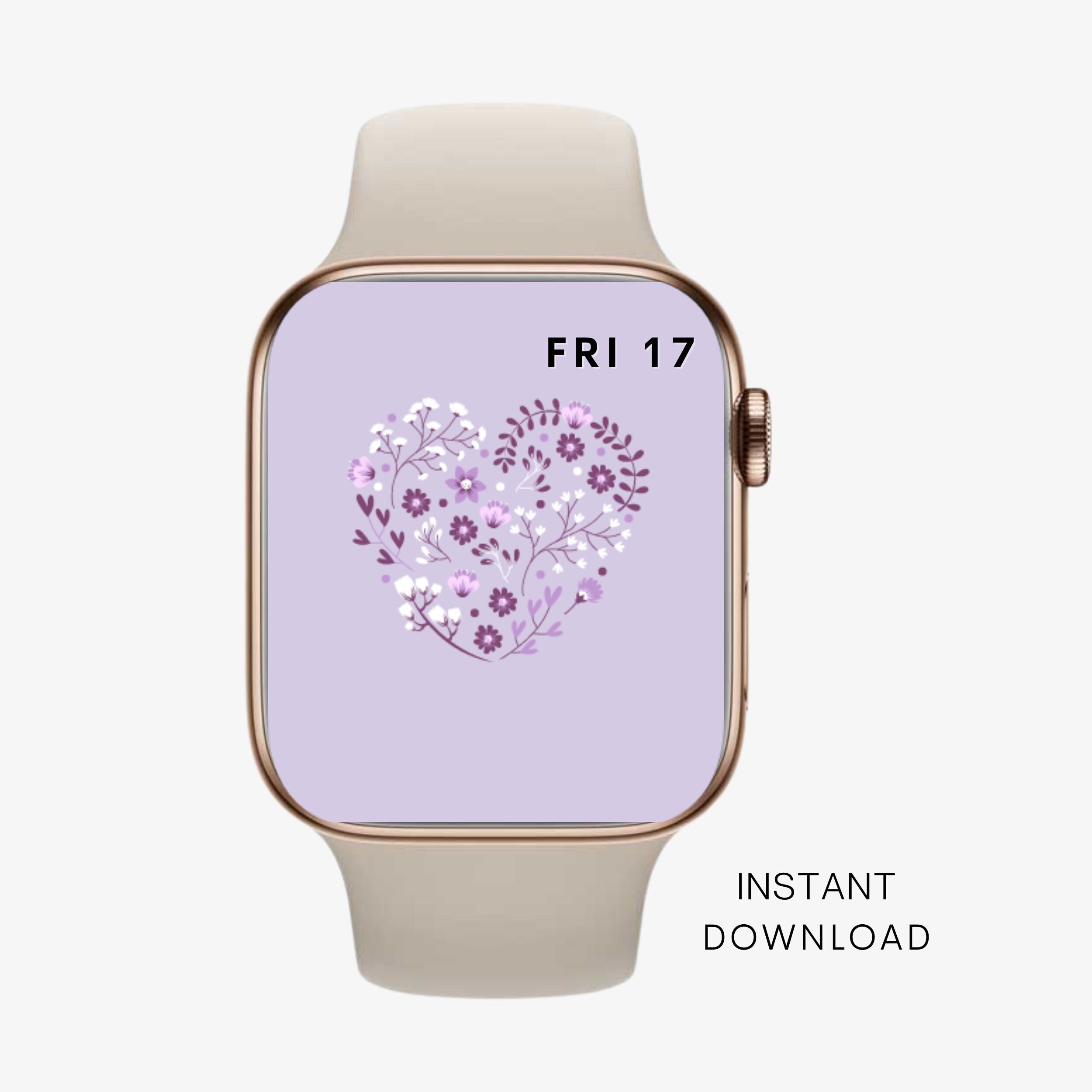 Purple Apple Watch Wallpaper Purple Watch Background Apple - Etsy