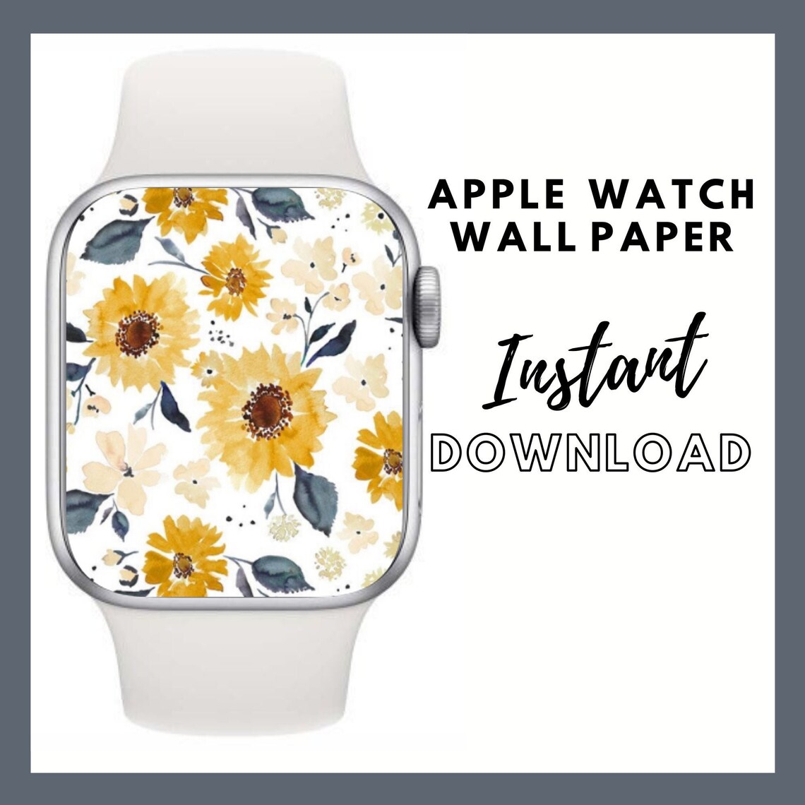 Daisy Watch Wallpaper Daisy Prints Watch Background Apple | Etsy