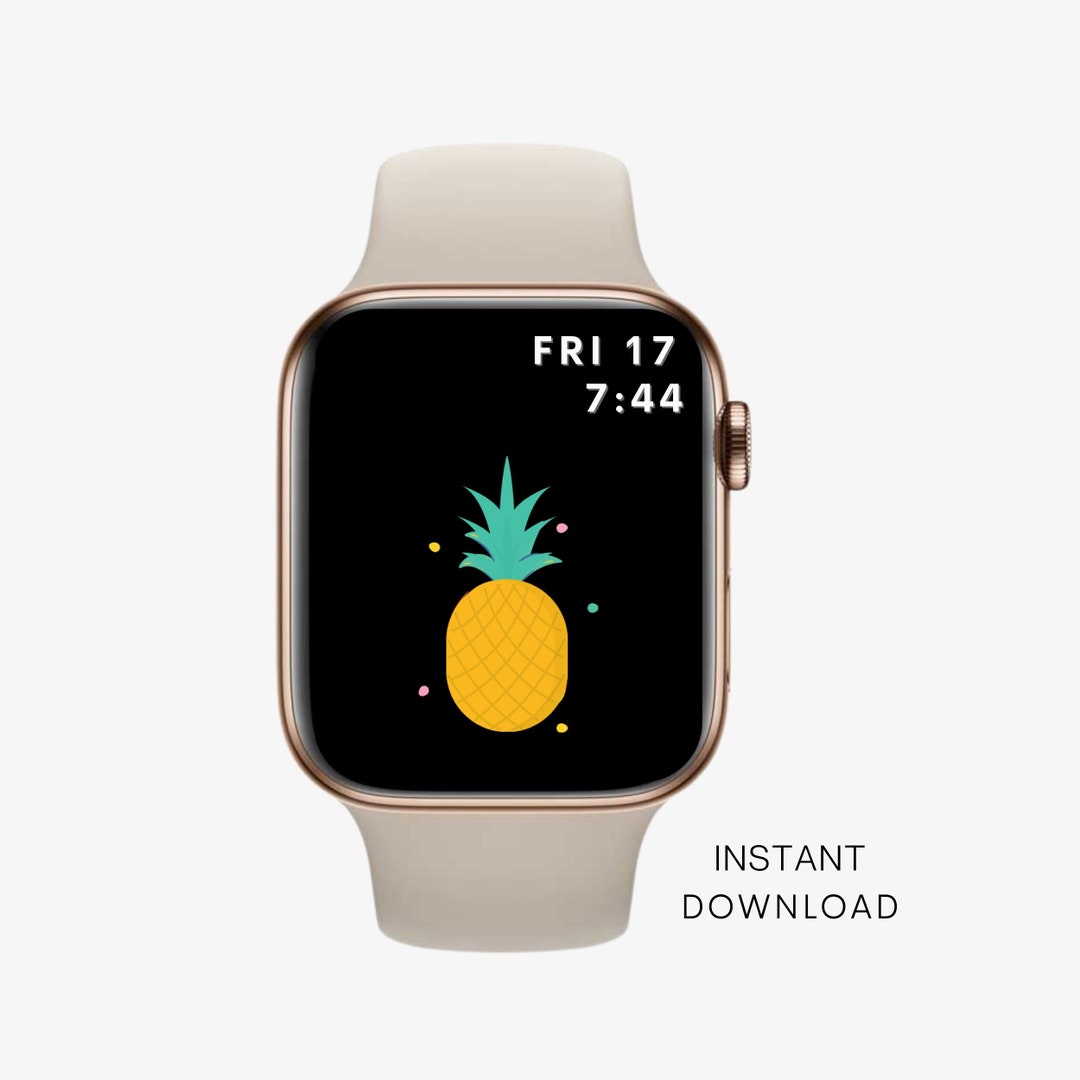Pineapple Apple Watch Wallpaper, Apple Watch Face, Apple Watch ...