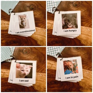 Custom Themed Set of Communication Cards AAC, Nonverbal Aid, Autism ...