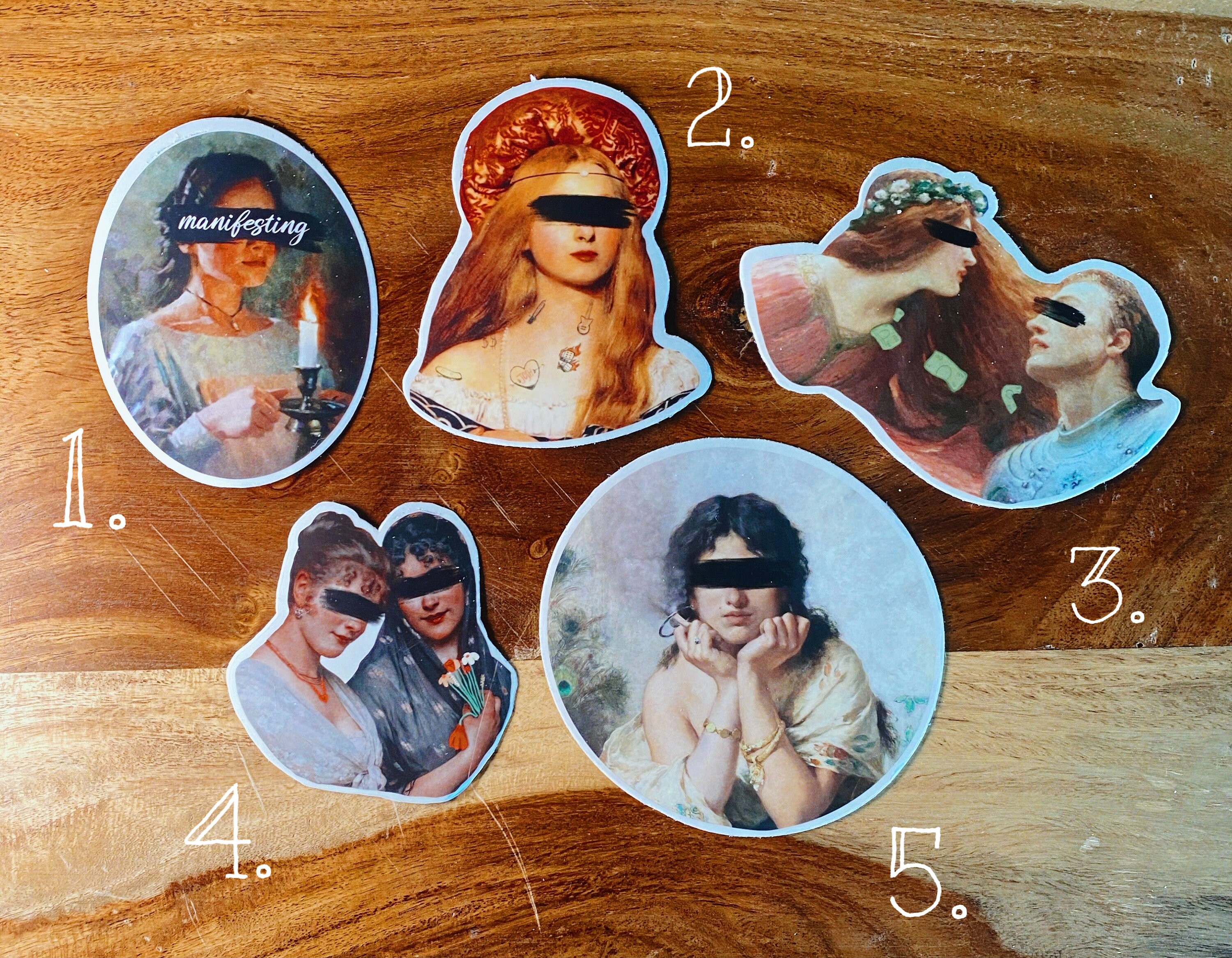 Build-your-own Sticker Collection Hand Designed With Glossy - Etsy