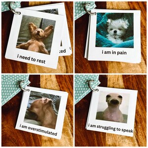 Silly Dog Themed Communication Cards AAC, Nonverbal Aid, Autism ...
