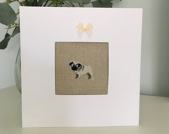 Pug Card Birthday Cards Have a Pawsome Birthday Custom Dog - Etsy