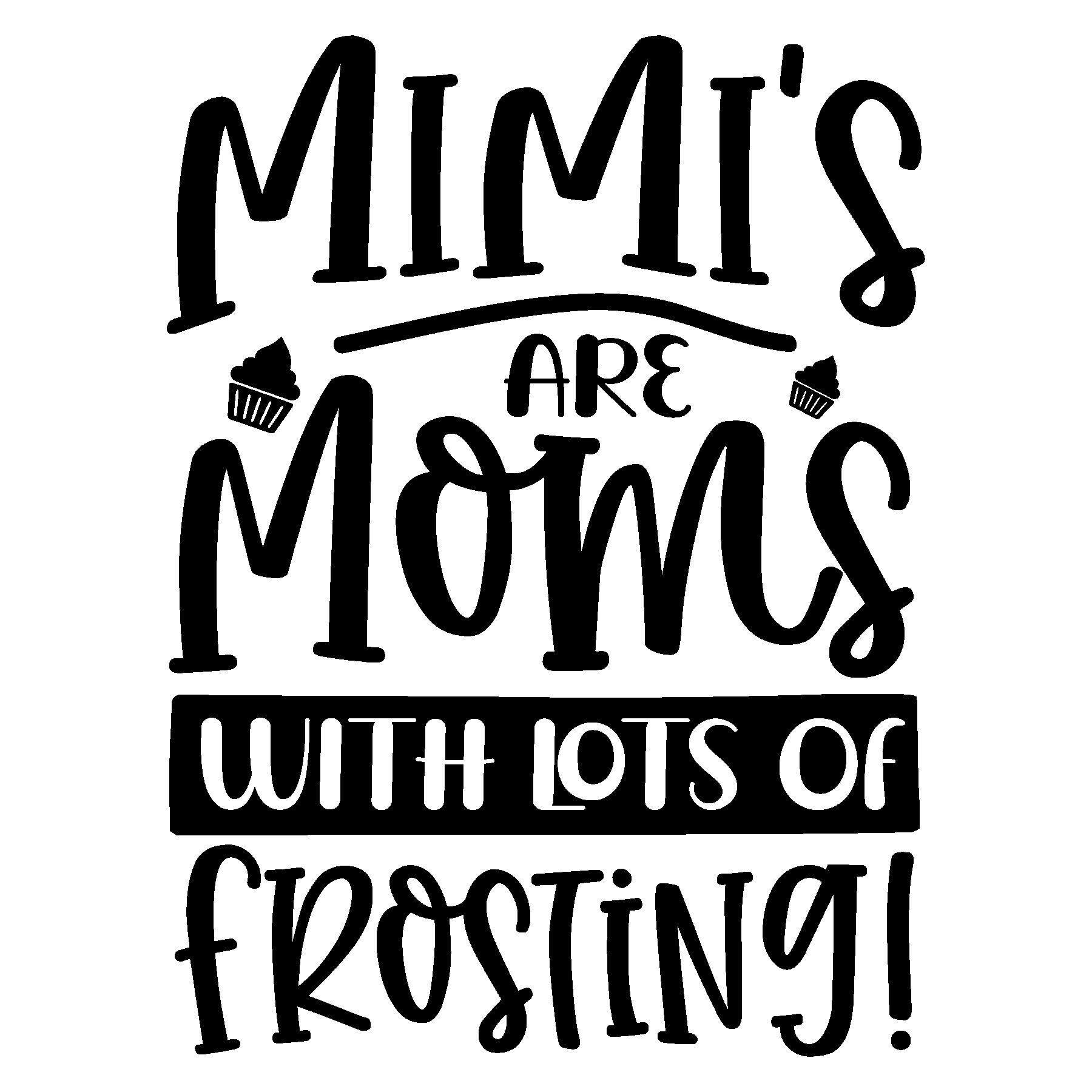 Mimi SVG Mimi Typography SVG Cut Files for Cricut - Etsy
