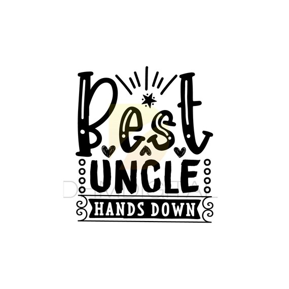 Tío SVG Tío Tipografía SVG Cortar archivos para Cricut | Etsy