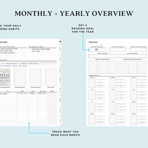 Digital Book Journal | iPad Journal for Goodnotes and Notability ...