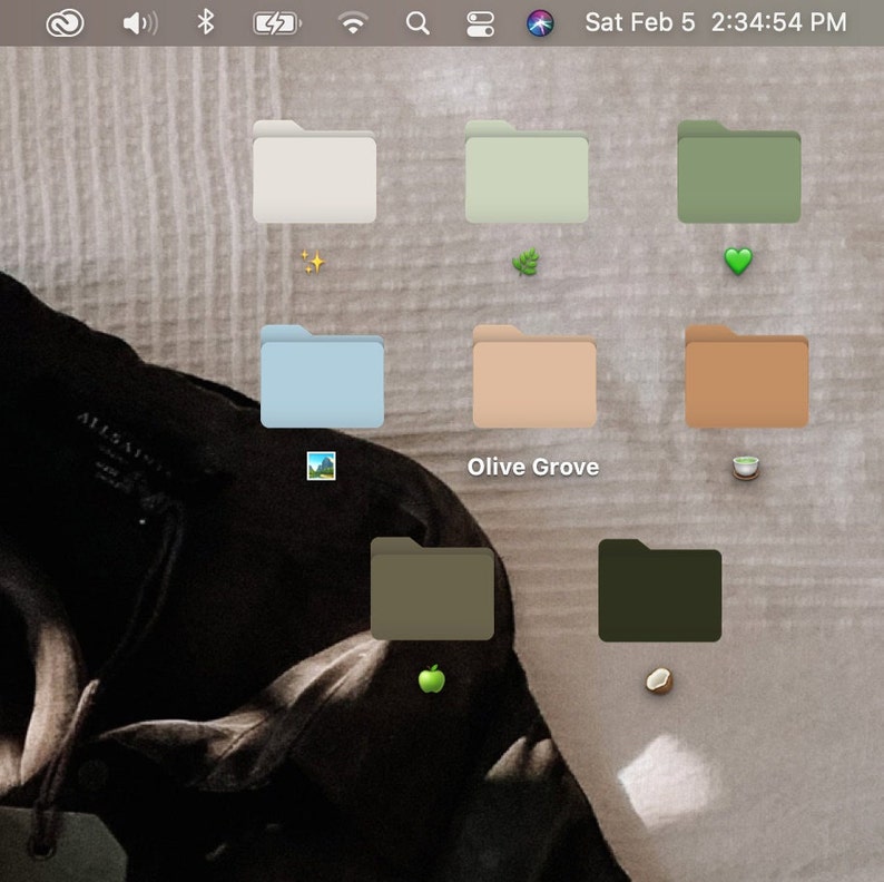 Olive Grove Desktop Icons INSTANT DOWNLOAD Olive Tone | Etsy