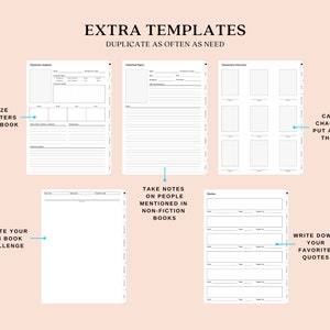 Digital Book Journal | iPad Journal for Goodnotes and Notability ...