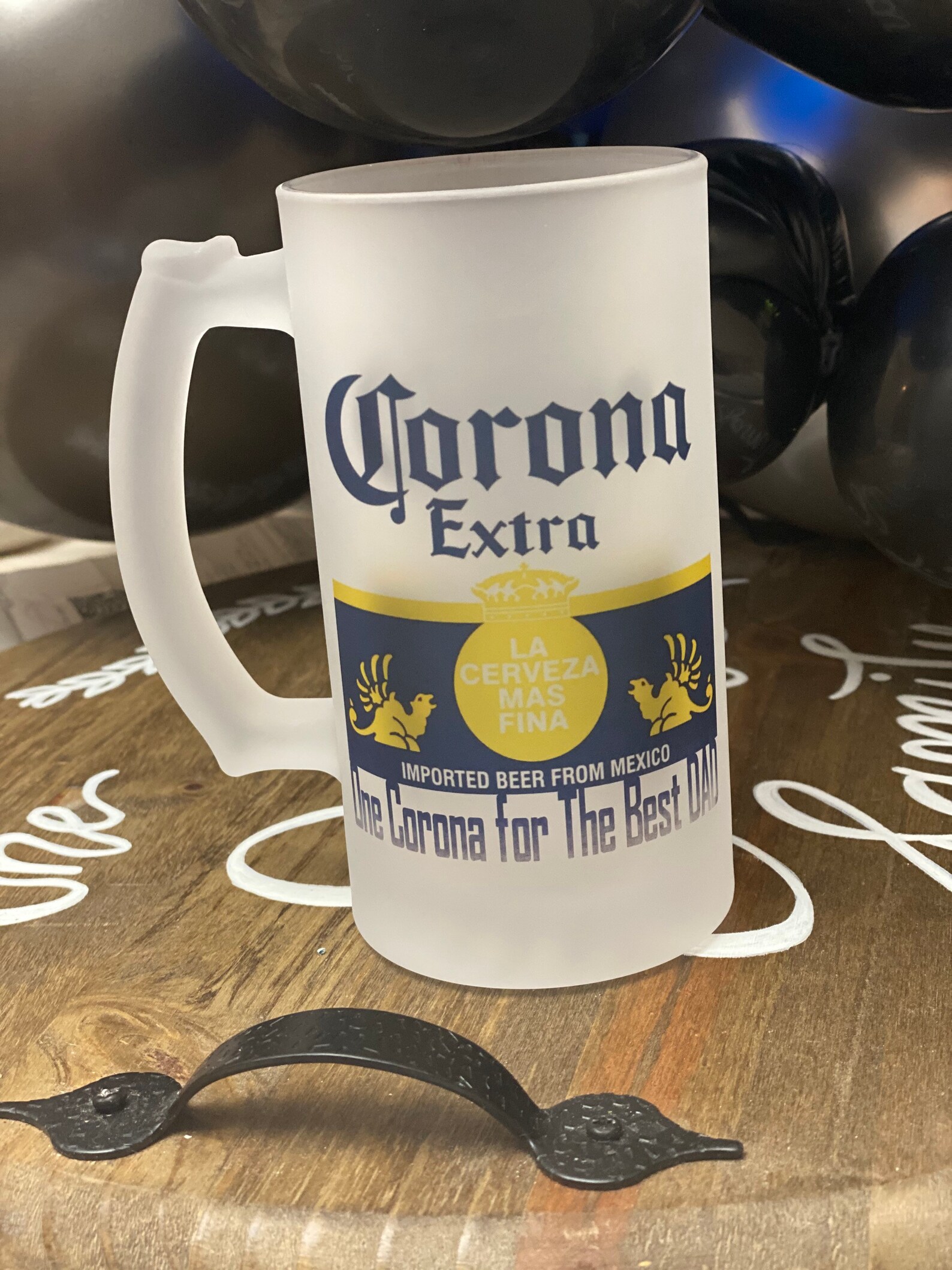 Personalized Corona Beer Mug / Fathers Day Gifts/ Frosted - Etsy