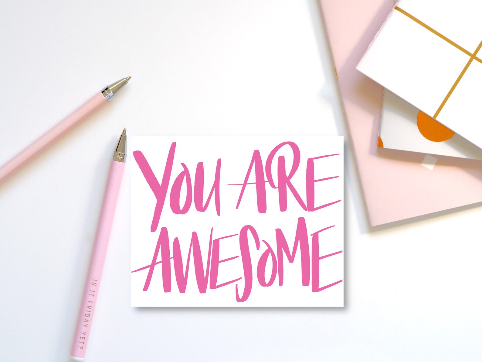 You Are Awesome Printable Card-Positive affirmation quotes | Etsy