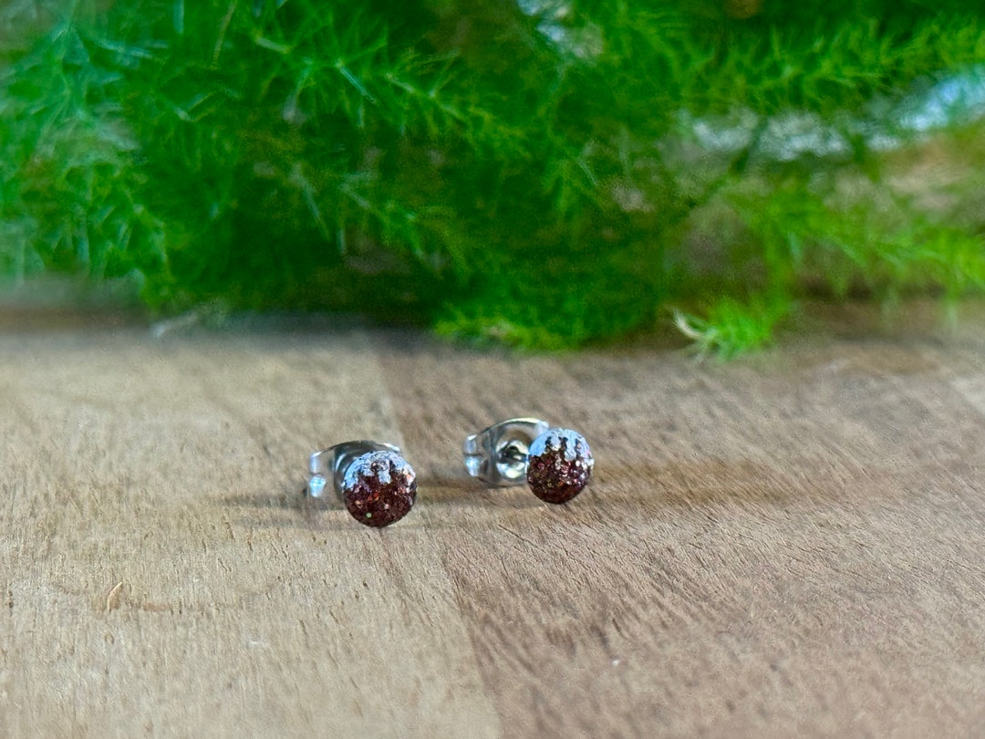 Christmas Pudding Stud Earrings - Etsy