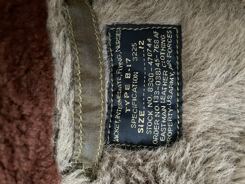 Womens Eastman USAAF Type B-17 Jacket - Etsy