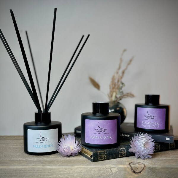 Black Reed Diffuser - Etsy UK