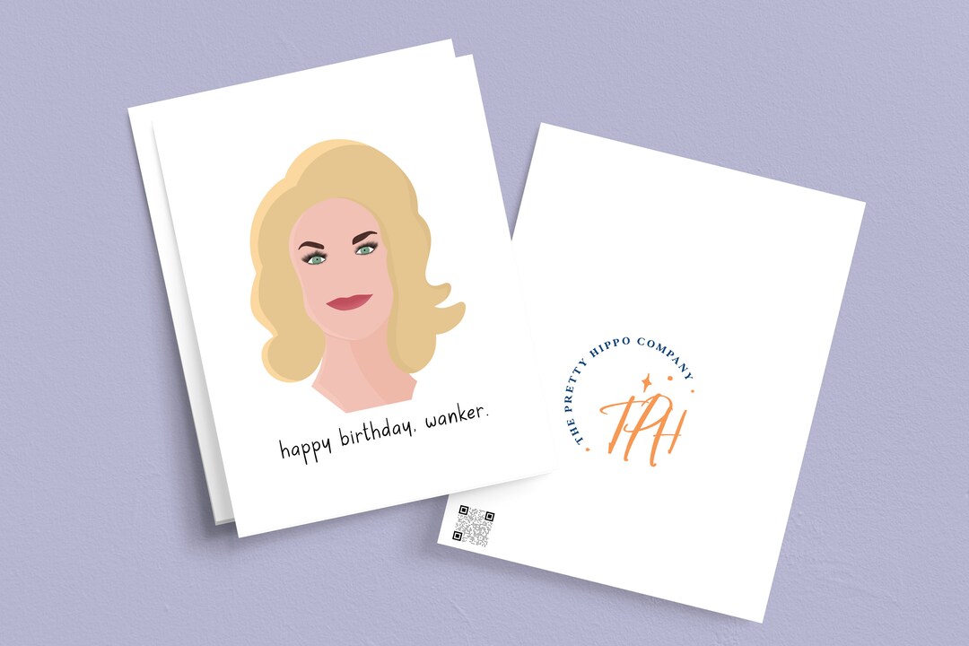 Printable Rebecca Wanker Birthday Card, Funny Birthday Card, Ted Card ...