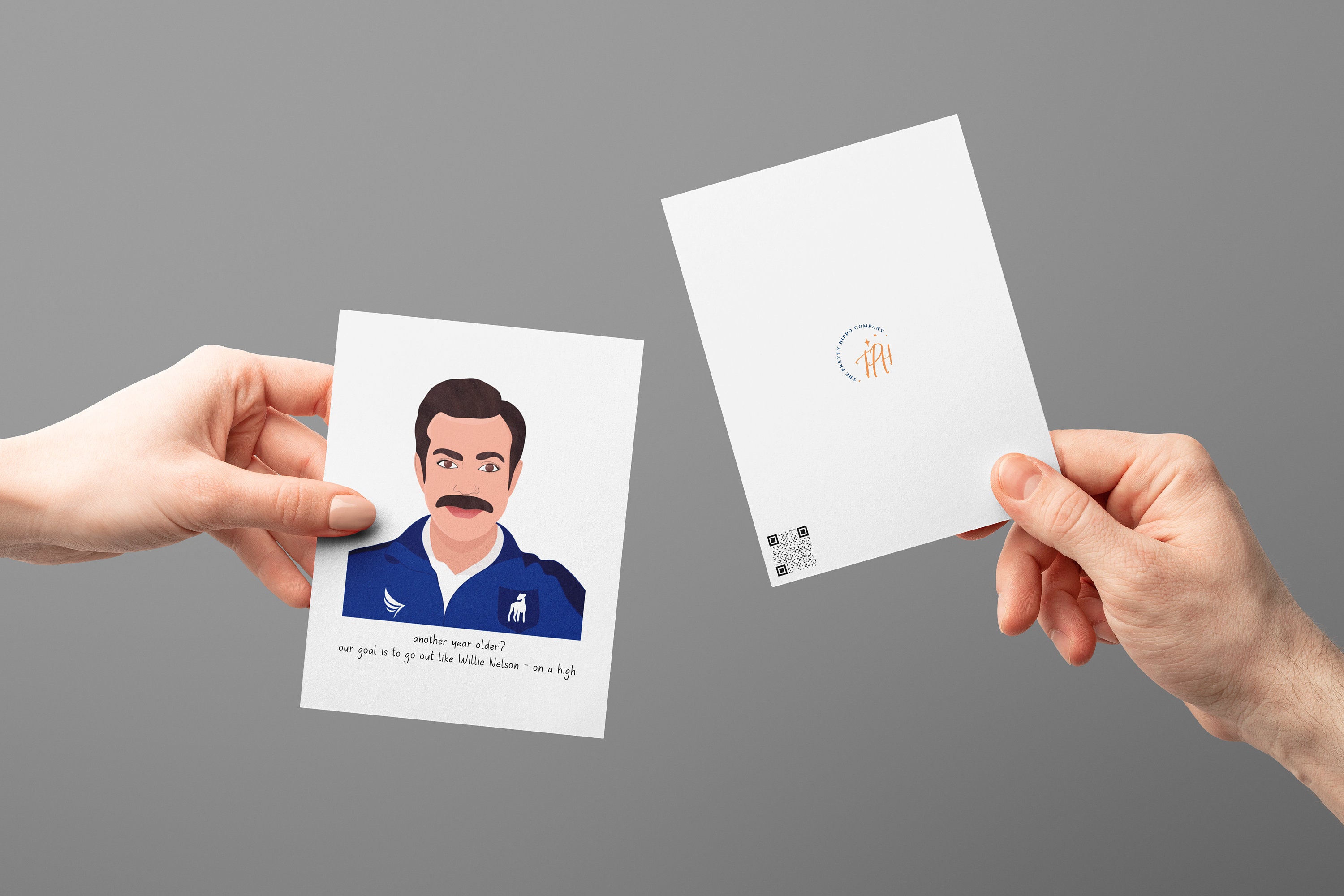 Printable Ted Birthday Card, Funny Birthday Card, Lasso Card, Birthday ...