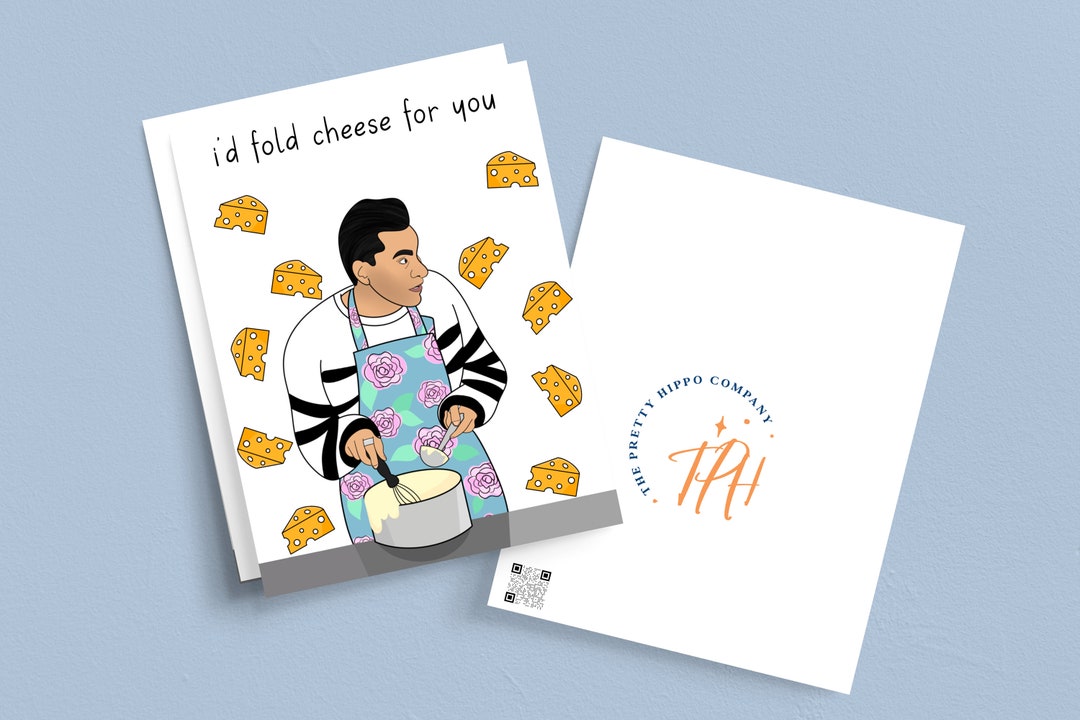 Printable David Fold the Cheese Greeting Card, Mothers Day Card, Card ...