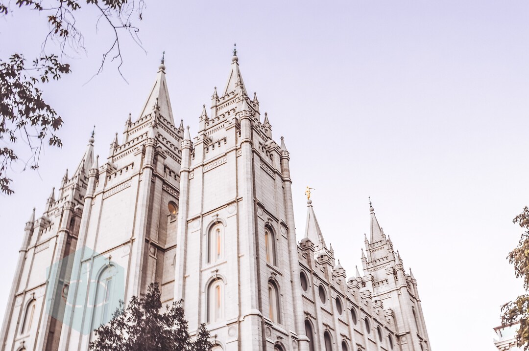 Salt Lake City LDS Temple Spires; Digital Download; LDS Temple ...