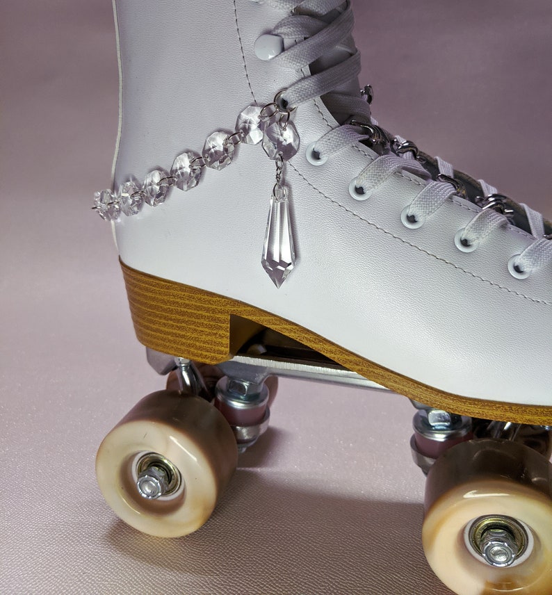 THICK Vinyl CRYSTAL Clear Harness Strap Chain Spikes Pair - Etsy