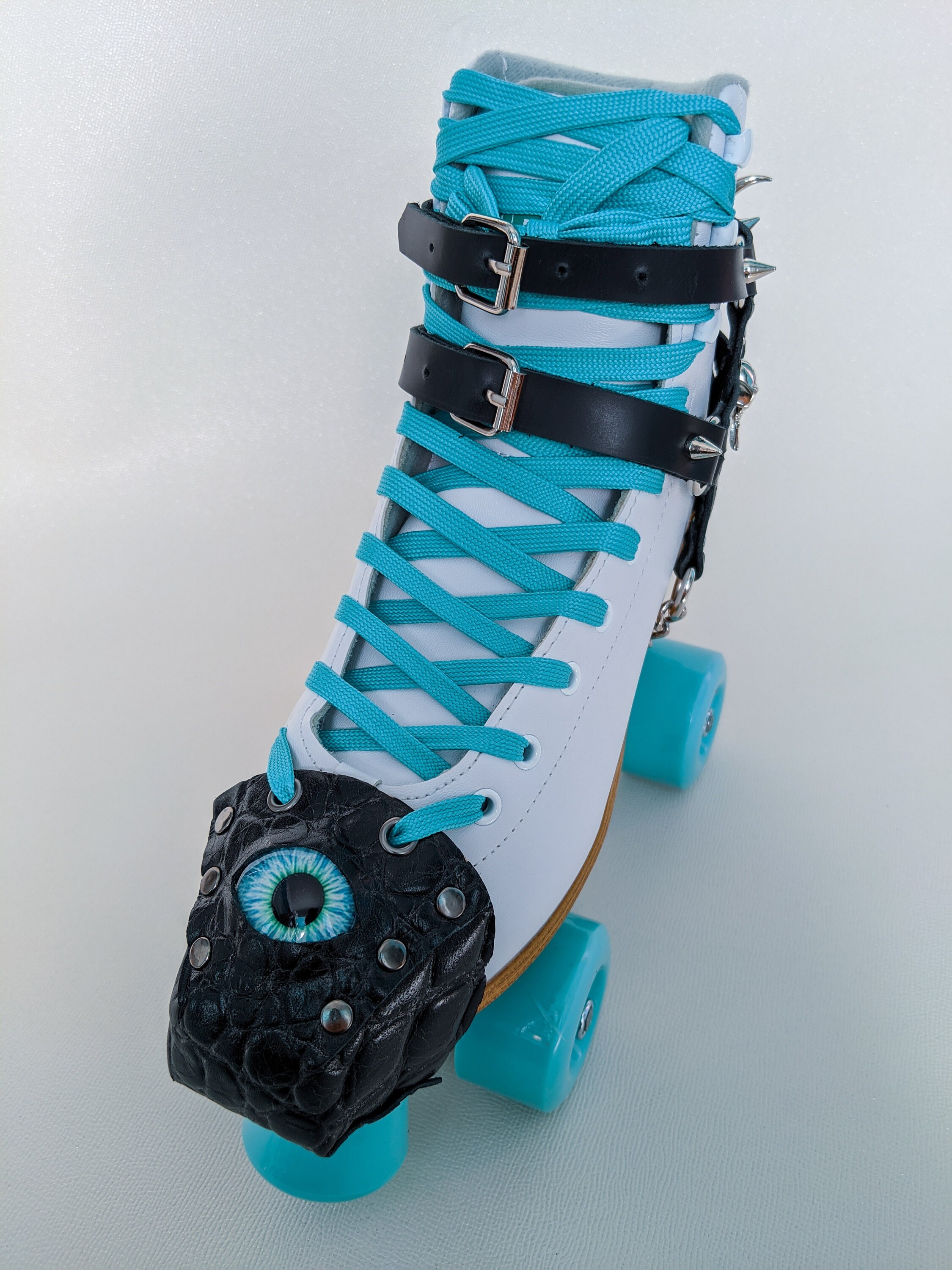 Thick LEATHER Star Pentagram Harness Roller Skate Shoe - Etsy