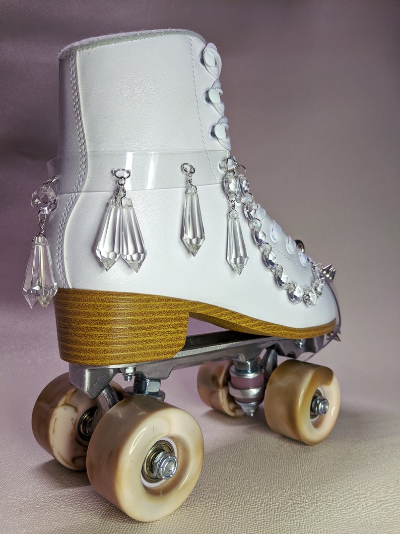 THICK Vinyl CRYSTAL Clear Harness Strap Chain Spikes Pair - Etsy