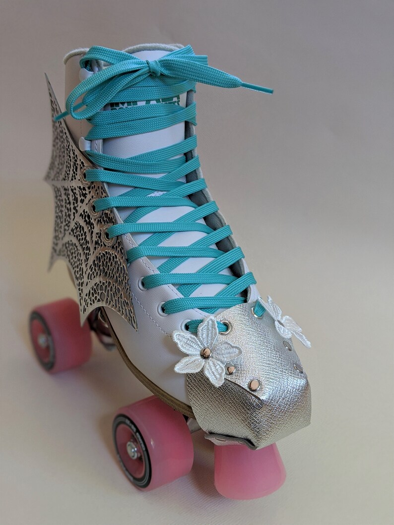 Roller Skate Black Wasp Bat 3D Wings- Pair. Lace Charm, Accessory - Etsy