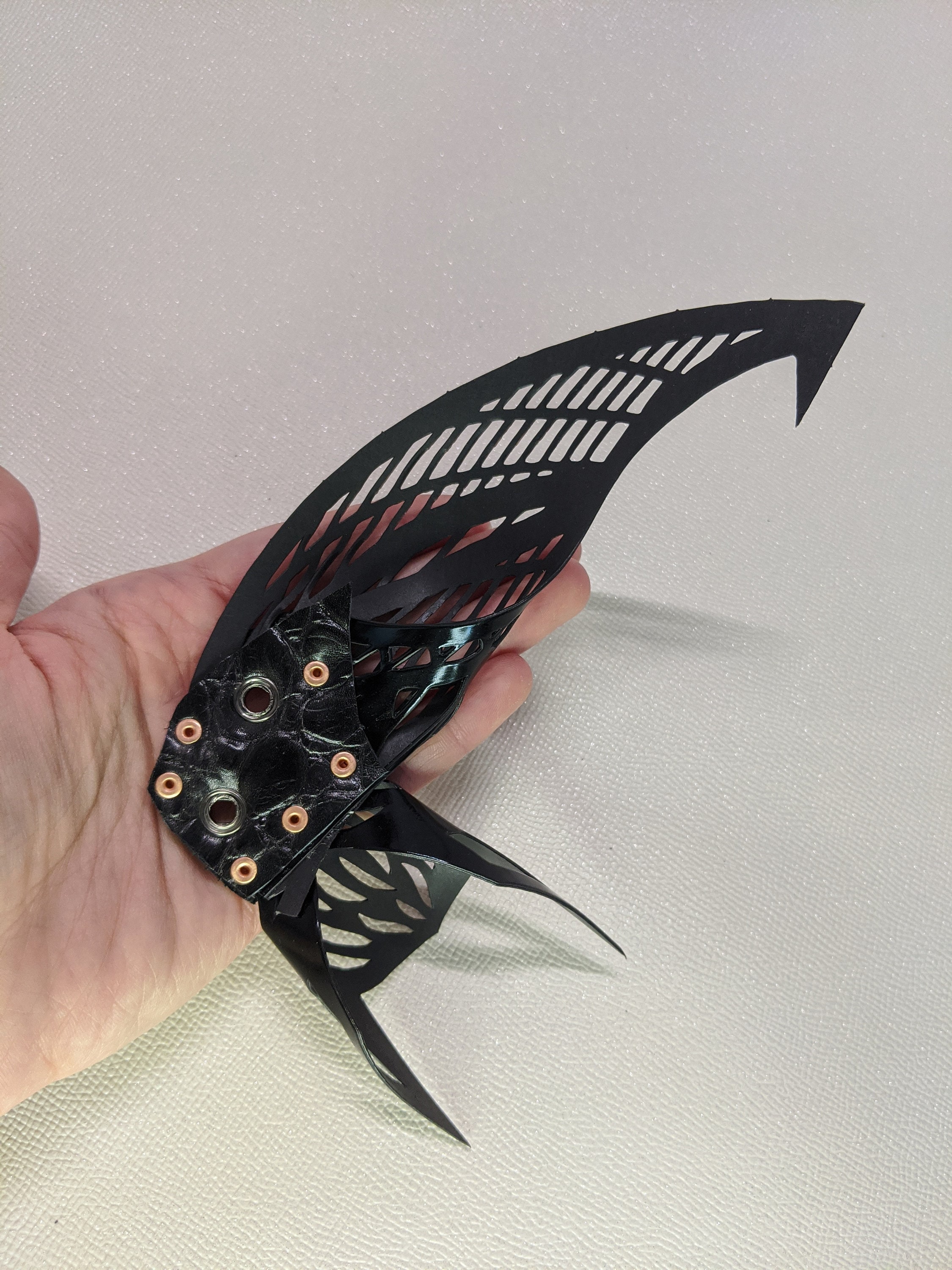 Roller Skate Black Wasp Bat 3D Wings- Pair. Lace Charm, Accessory - Etsy