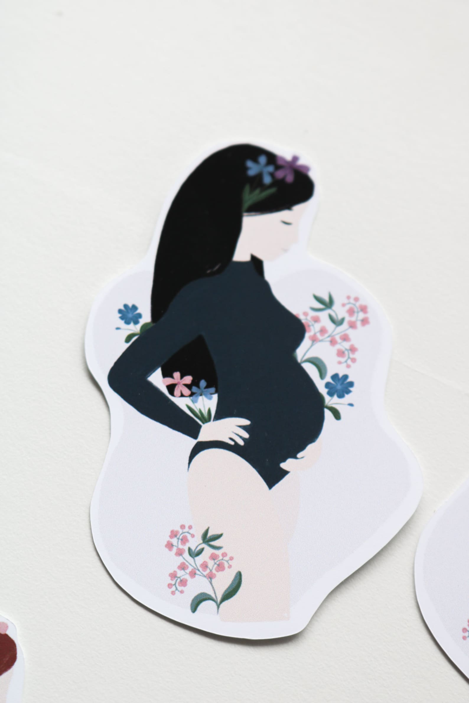 Pregnant Sticker Pregnancy Sticker Pregnant Belly Sticker - Etsy