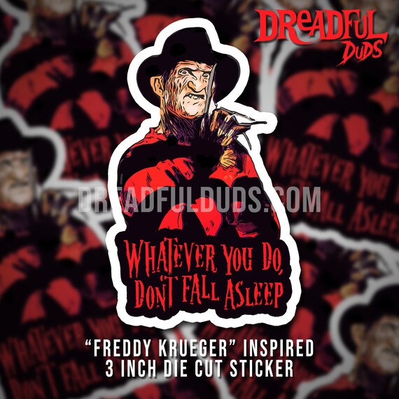 Freddy Krueger Inspired Sticker - Etsy