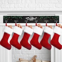 Stocking Holder | Merry Christmas | Custom Stocking Display | Wood ...