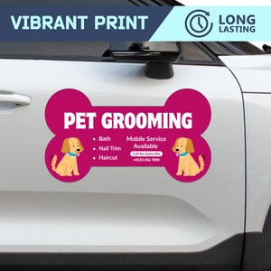 Custom Car Magnets, Personalized Logos Bumper Stickers, Magnetic Car ...