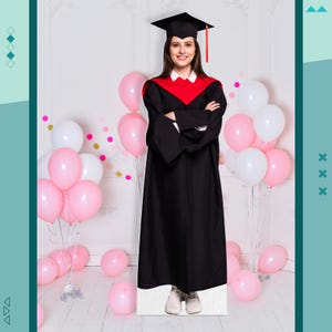 Custom Life Size Cardboard Cutout, Graduation, Birthday Party Props, 1 ...