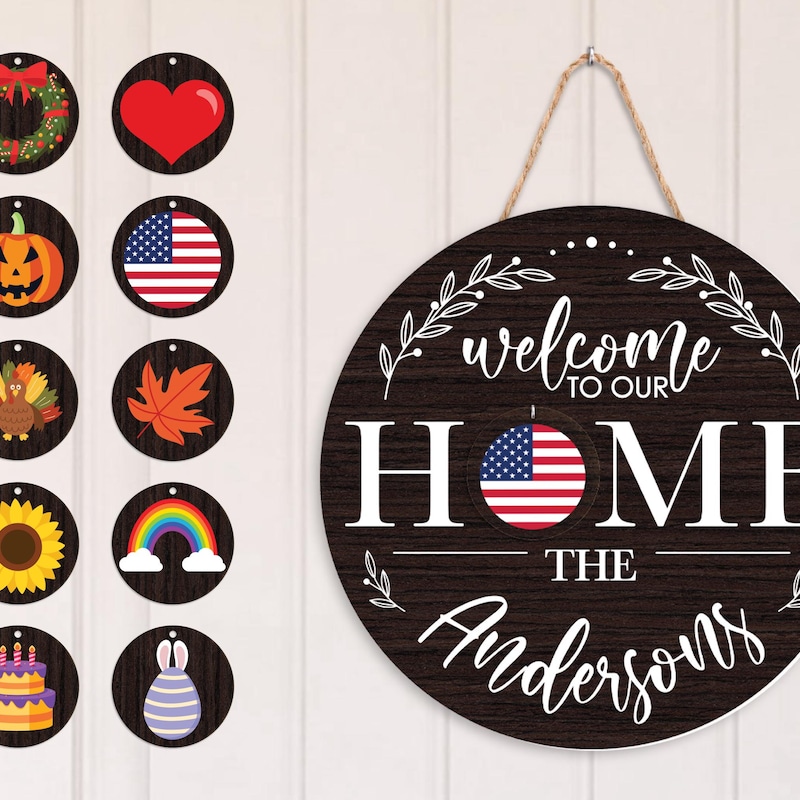 Welcome Sign for Front Door - Etsy