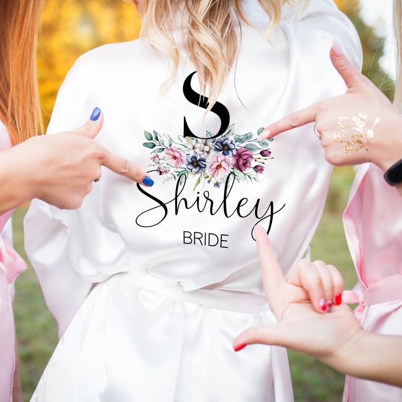 Personalized Bridesmaid Robes Bridesmaid Gifts 3 Colors & - Etsy