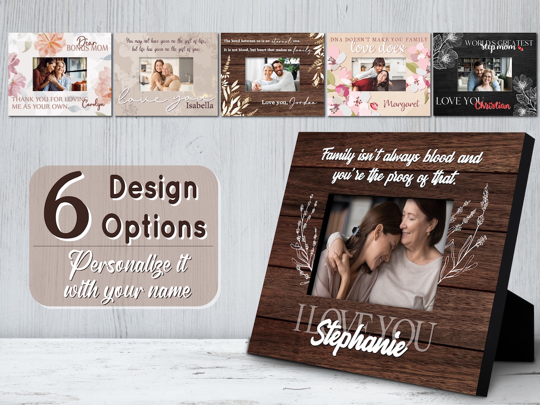Stepmom Gifts - 6 Designs, 2 Sizes - Mothers Day Gifts for Stepmother ...