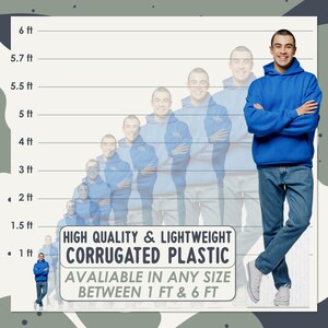 Custom Life Size Cardboard Cutout, Graduation, Birthday Party Props, 1 ...