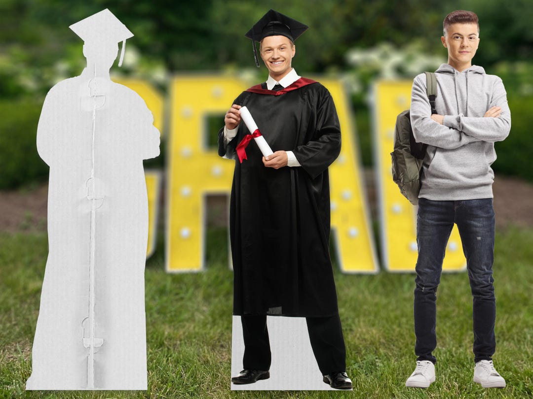 Custom Life Size Cardboard Cutout, Graduation, Birthday Party Props, 1 ...