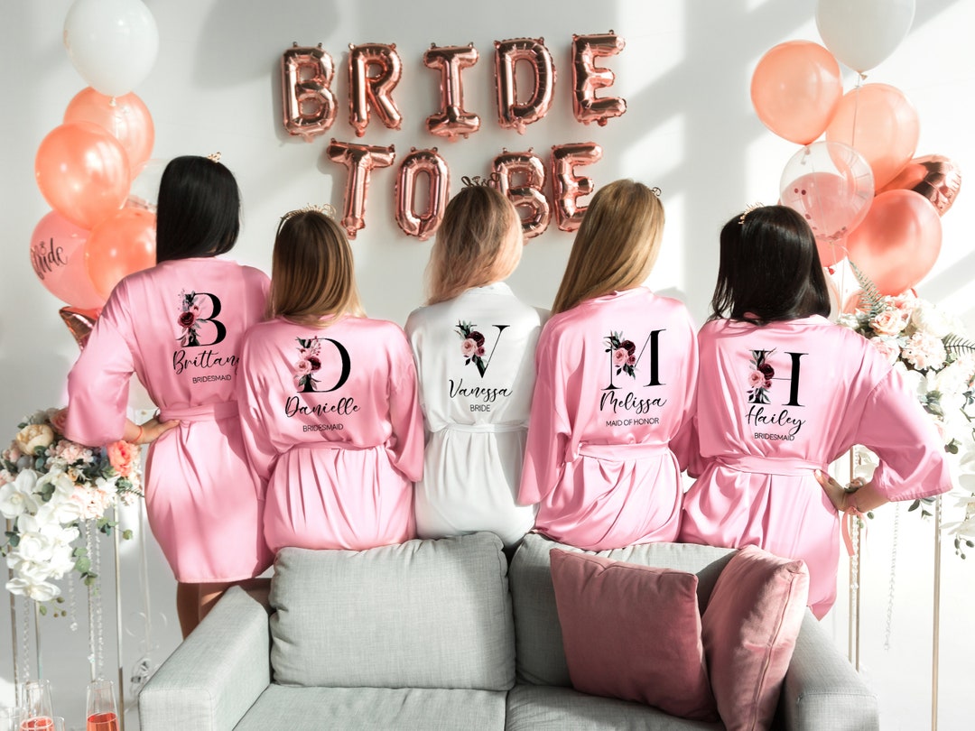 Personalized Bridesmaid Robes Bridesmaid Gifts 3 Colors & - Etsy