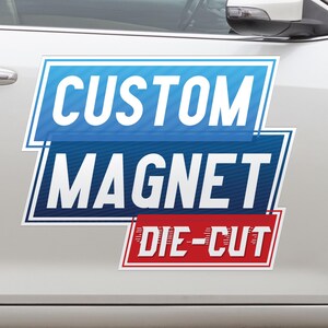 Custom Car Magnets, Personalized Logos Bumper Stickers, Magnetic Car ...
