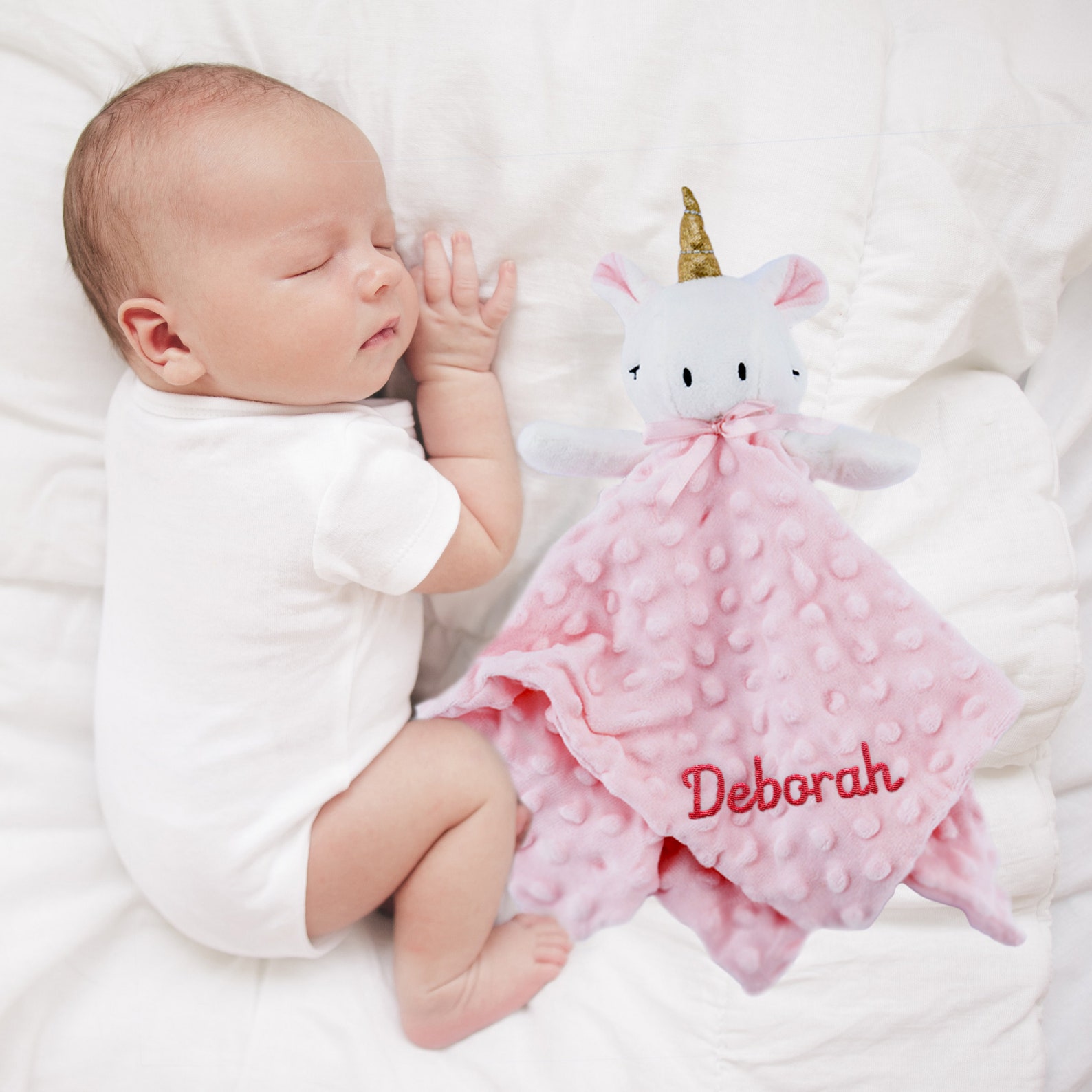 Personalized Security Blanket for Girls and Boys Newborn - Etsy