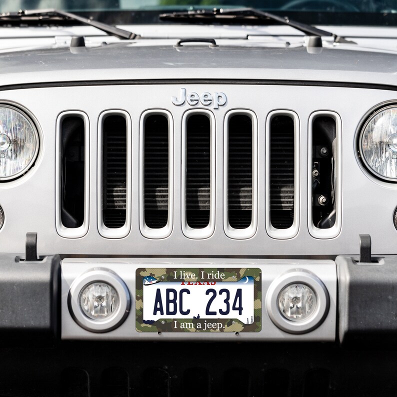 custom-license-plate-frame-20-designs-colors-etsy