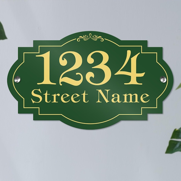 Street Number Sign - Etsy