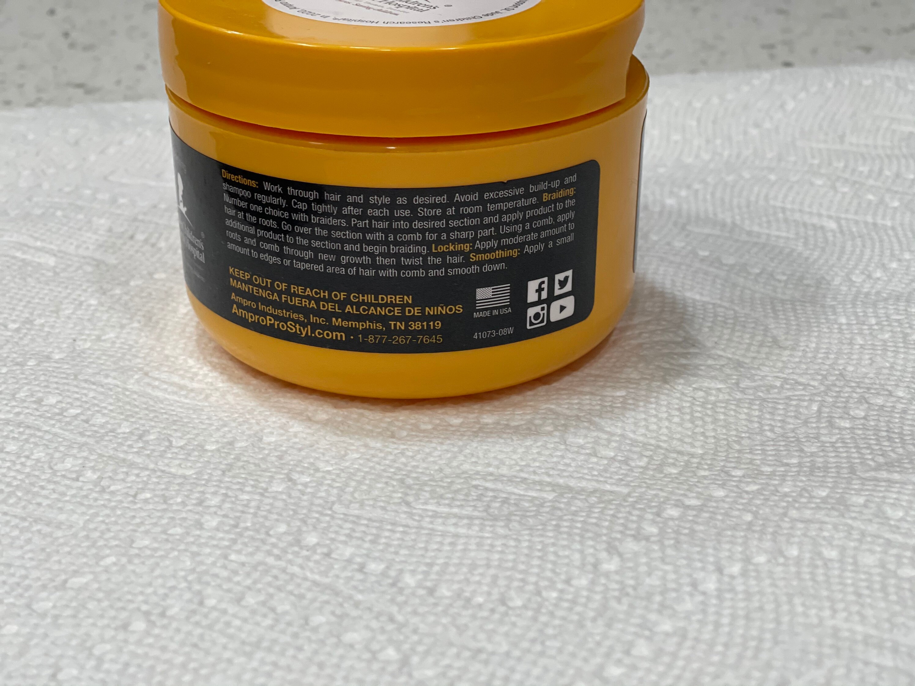 Jam Hair Gel Ingredients