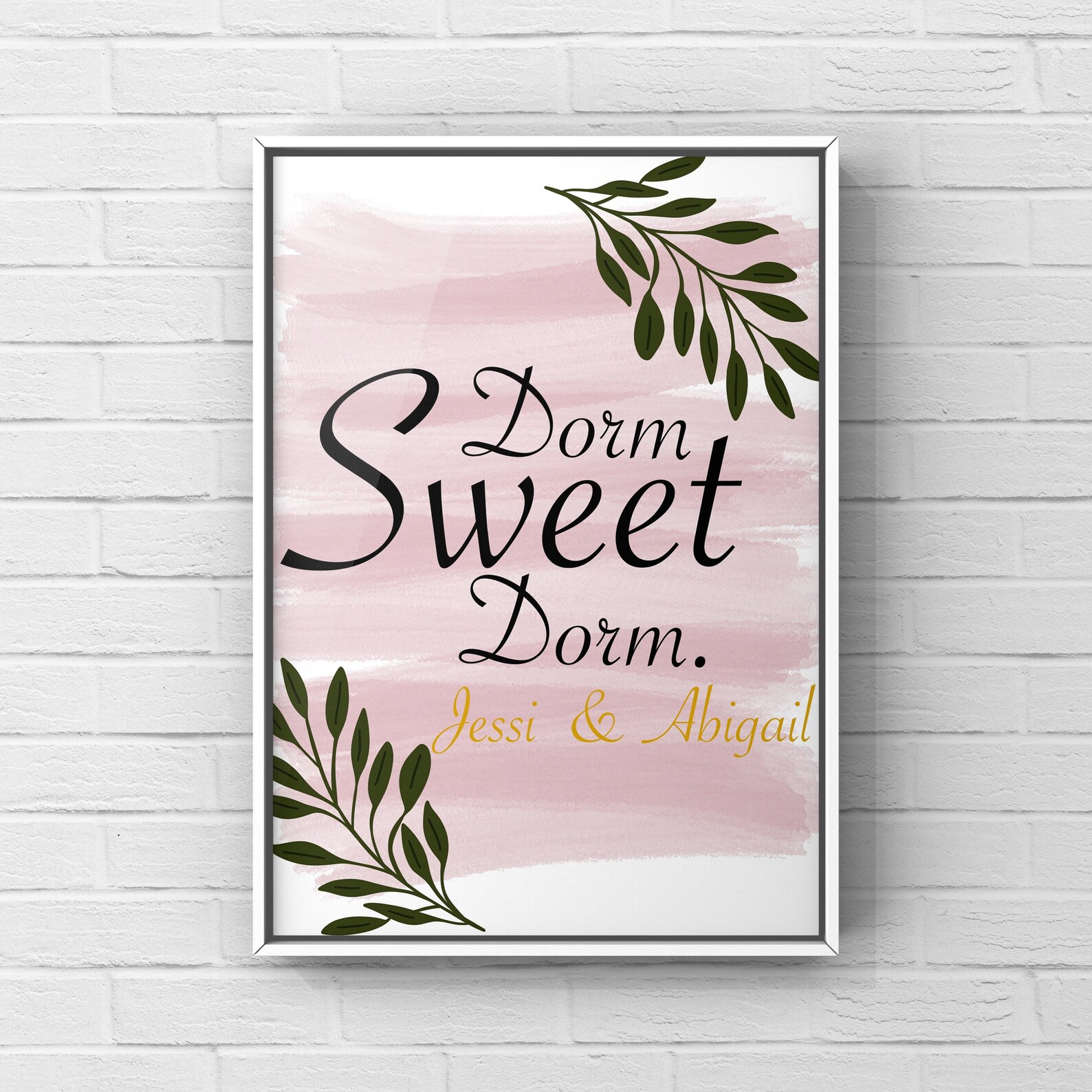 Personalized Dorm Decor Printable Sign - Etsy