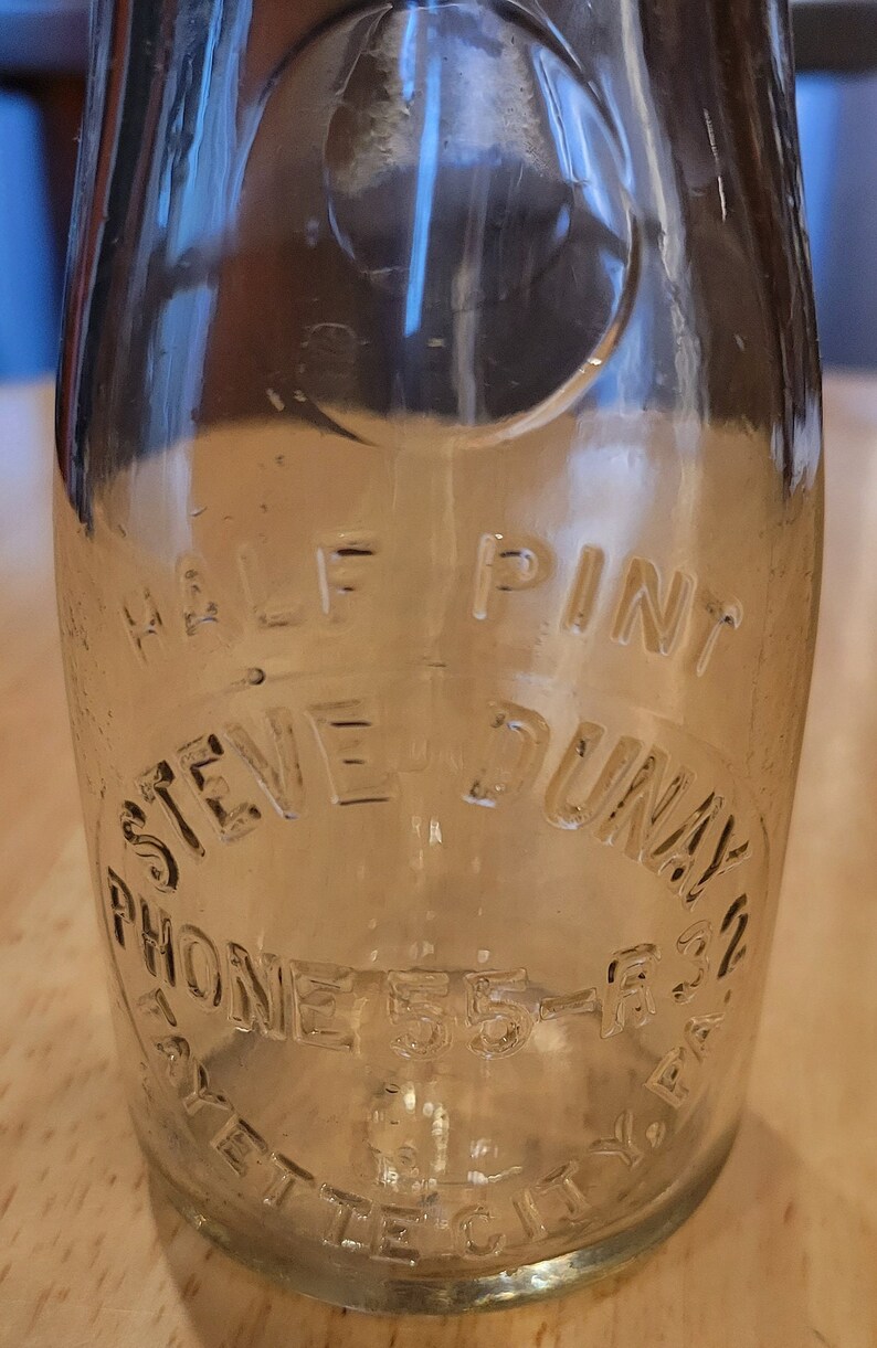 Dairying/ Steve Dunay/ Fayette City, PA/ Lamb Glass Co/ Circa 1930 ...