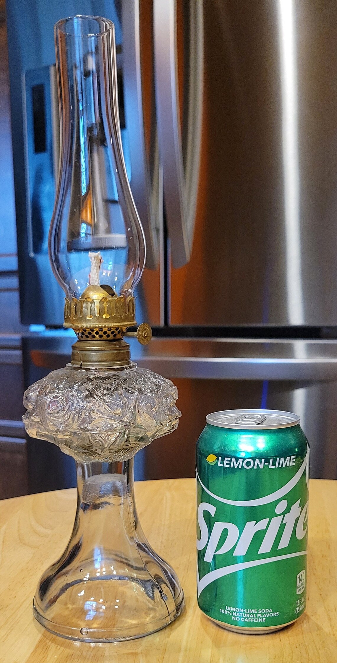 Antique/ Goofus Glass Miniature Oil Lamp/ Plume & Atwood - Etsy