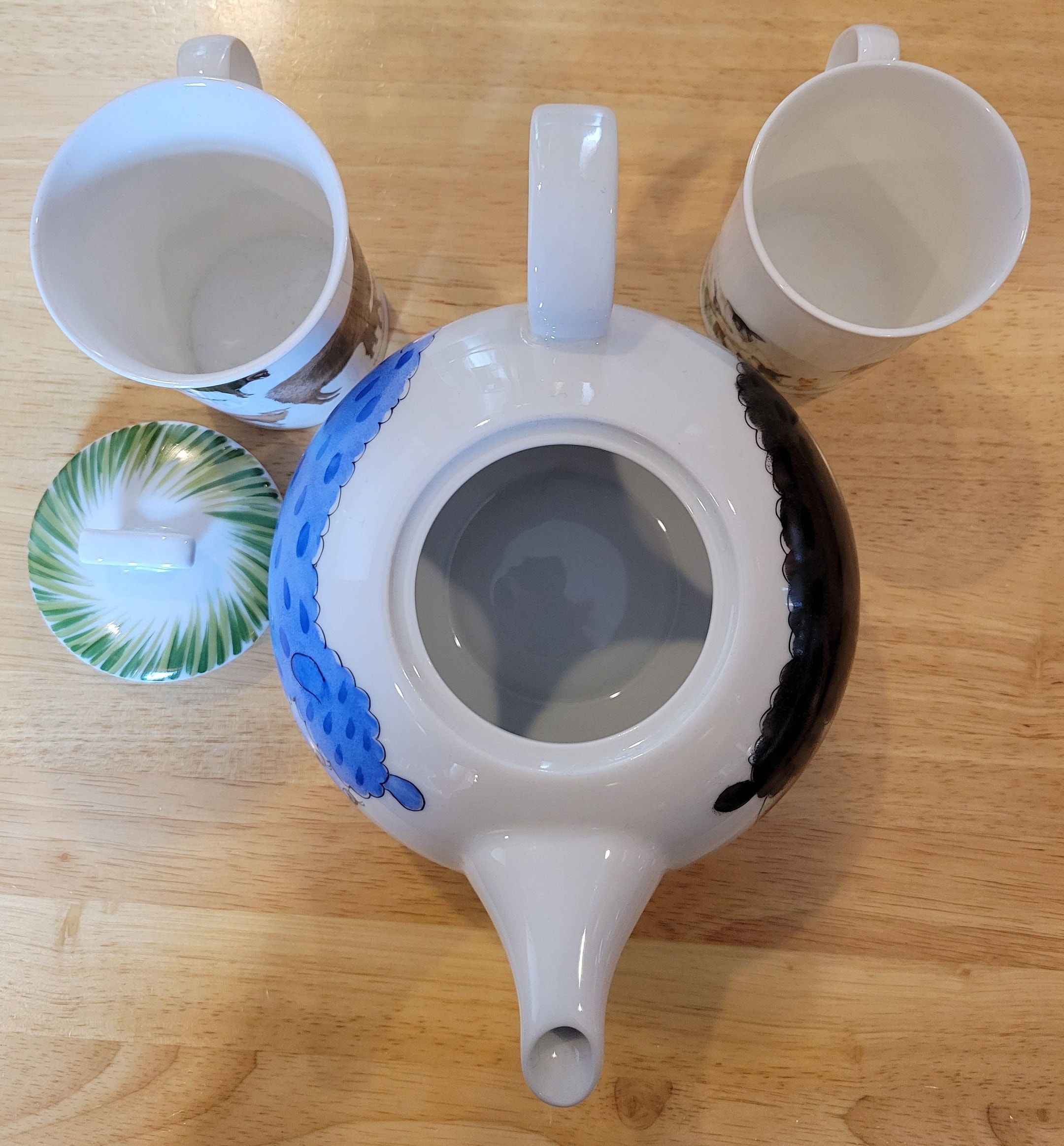 Vintage/ Bute Sheep Breeds Porcelain Teapot/ Hand Painted by - Etsy