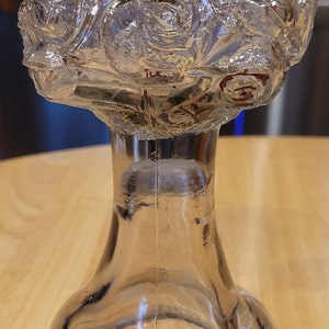 Antique/ Goofus Glass Miniature Oil Lamp/ Plume & Atwood Hornet Burner ...