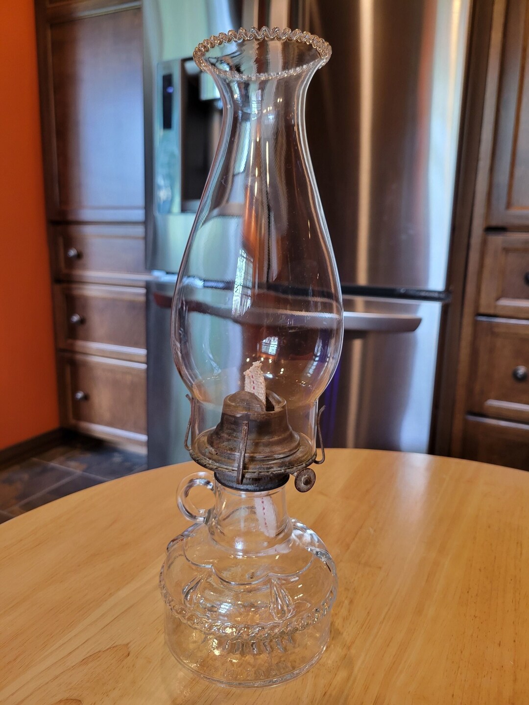 Vintage/ Eagle Kerosene Oil Lamp/ Utility Oil Lamp for Camp or Cottage ...