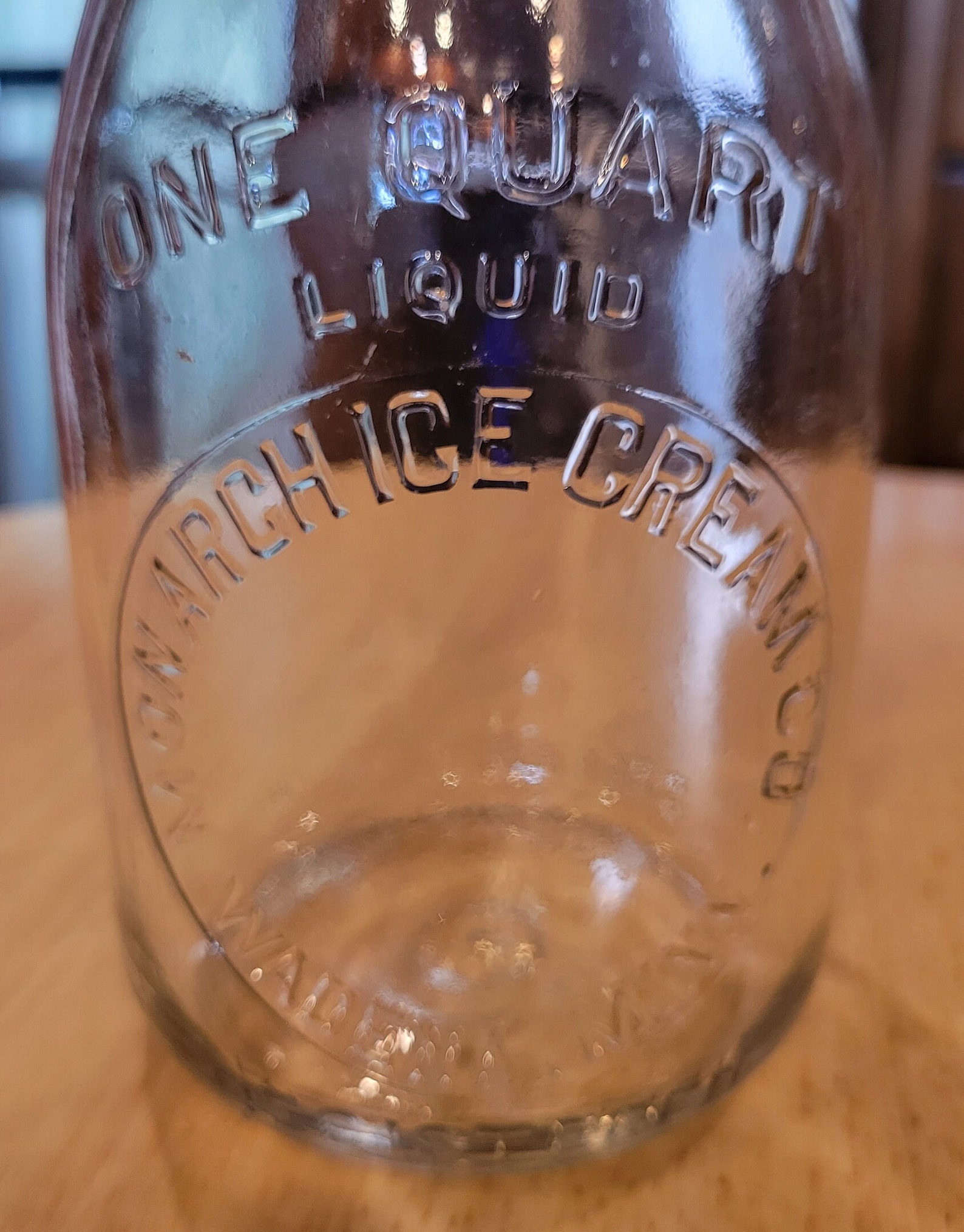 Dairying/ Monarch Ice Cream Co./ Wadena, Minnesota/round Tall Embossed ...
