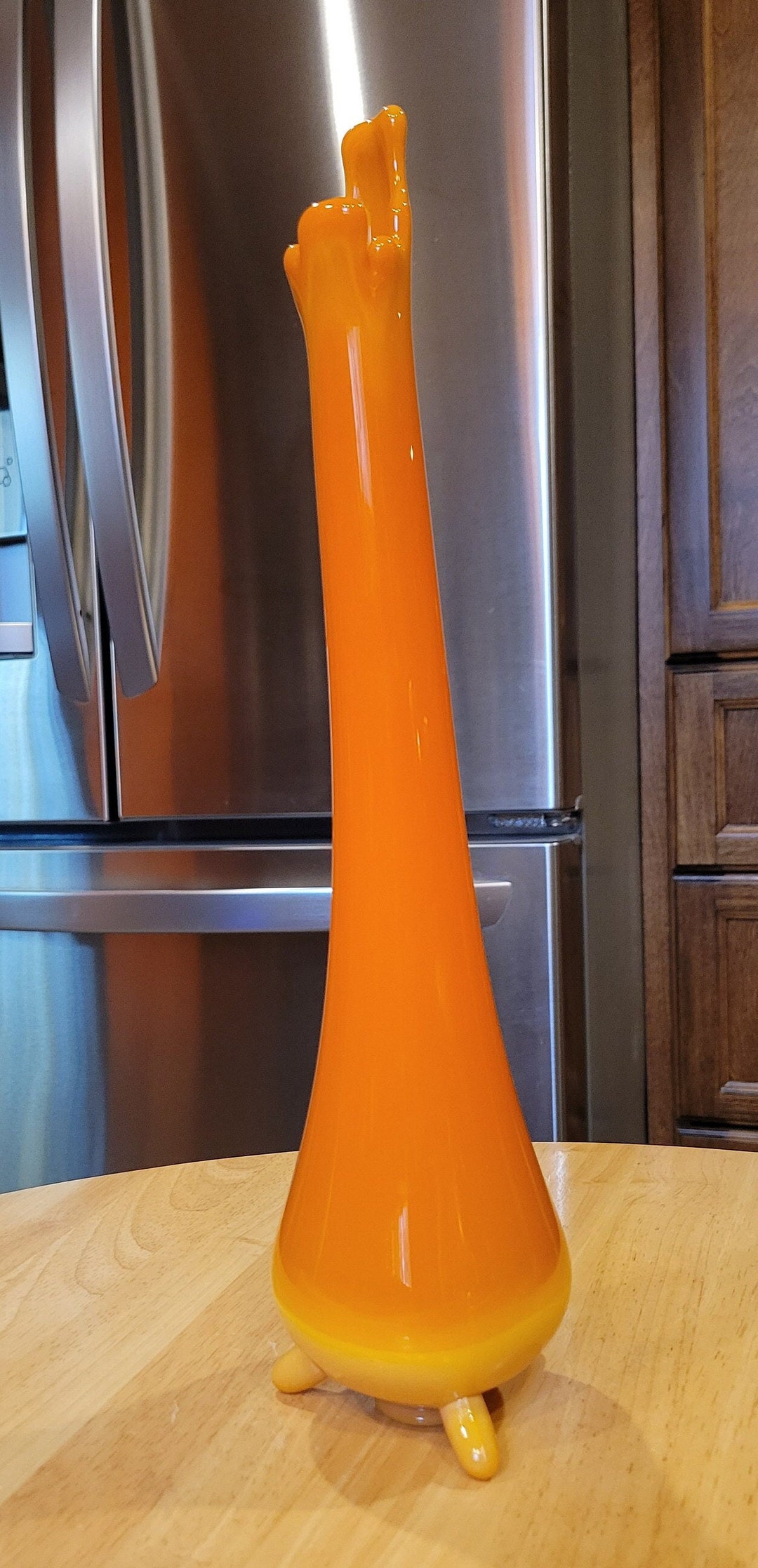 Vintage/ L.E. Smith Glass Company Simplicity Line Bittersweet Swung ...